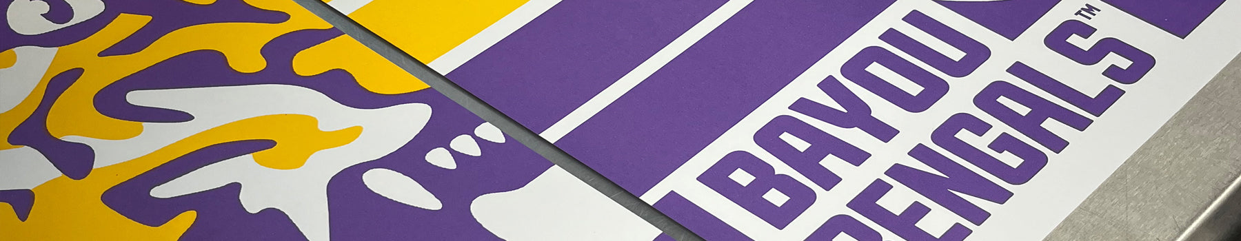 Limited Edition LSU Tigers Poster Art Prints — Shafer Print Shop