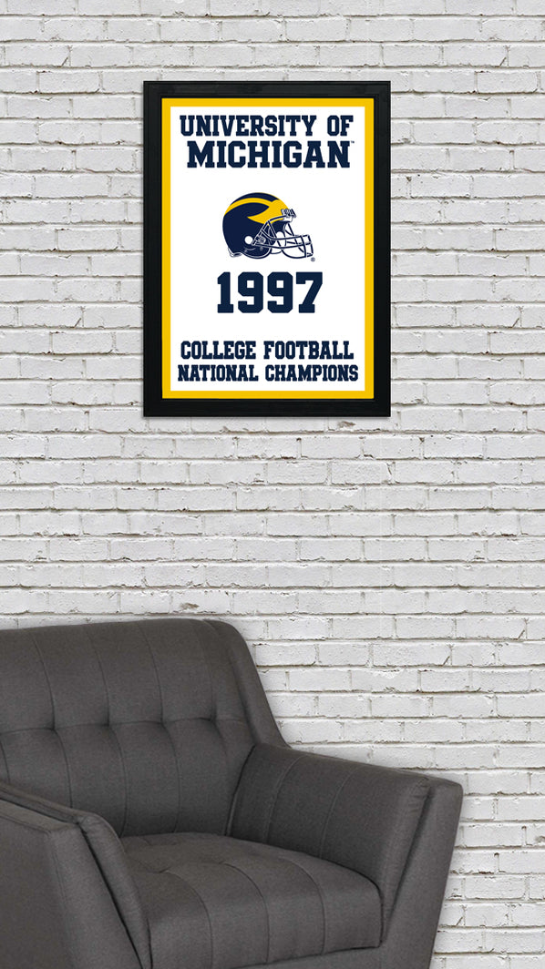 Limited Edition 1997 College Football National Champions Michigan Wolv ...