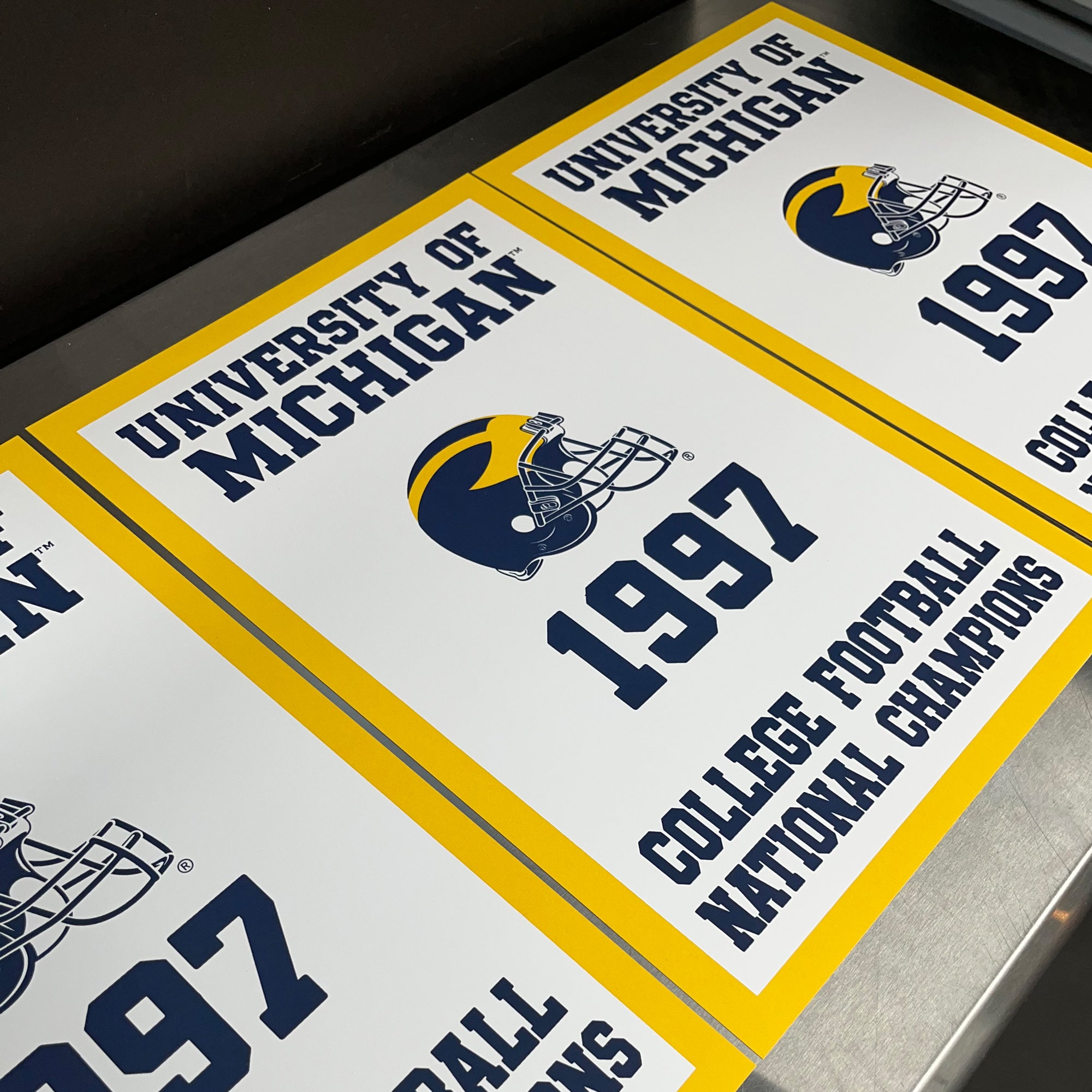 Limited Edition 1997 College Football National Champions Michigan Wolv