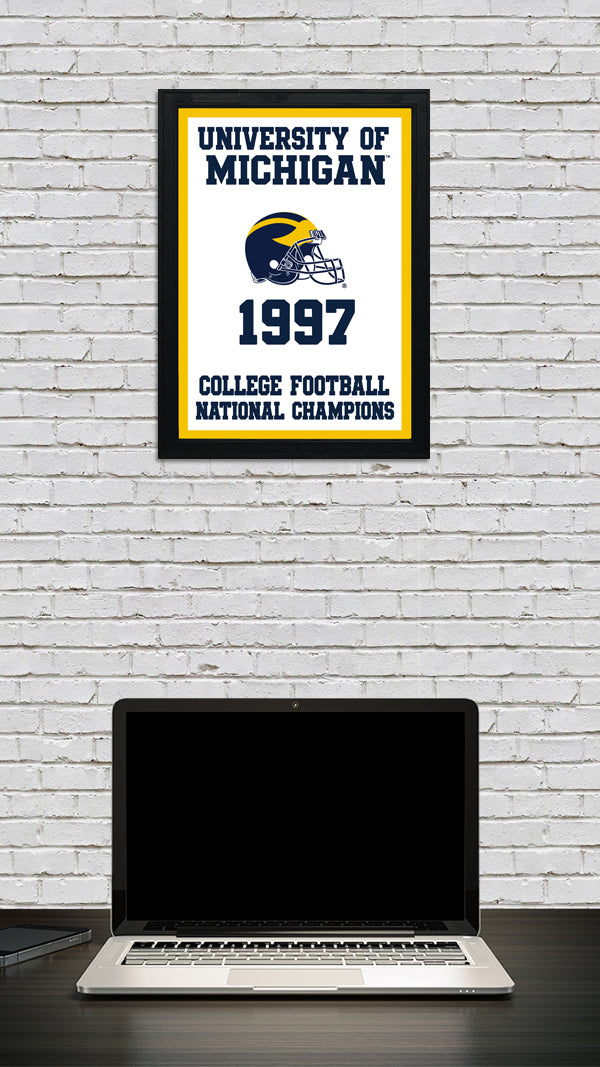 Limited Edition 1997 College Football National Champions Michigan Wolv