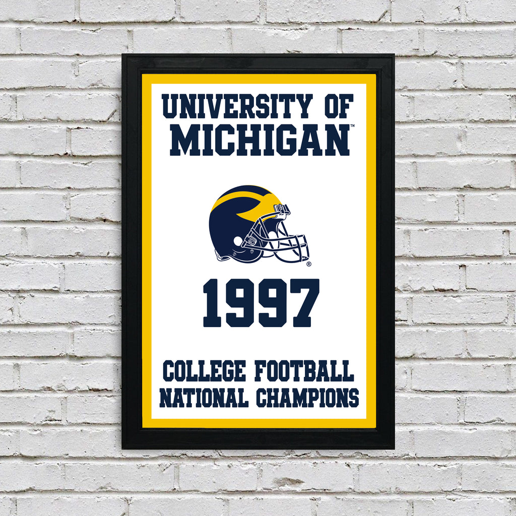 Michigan Wolverines Poster Art Prints — Shafer Print Shop