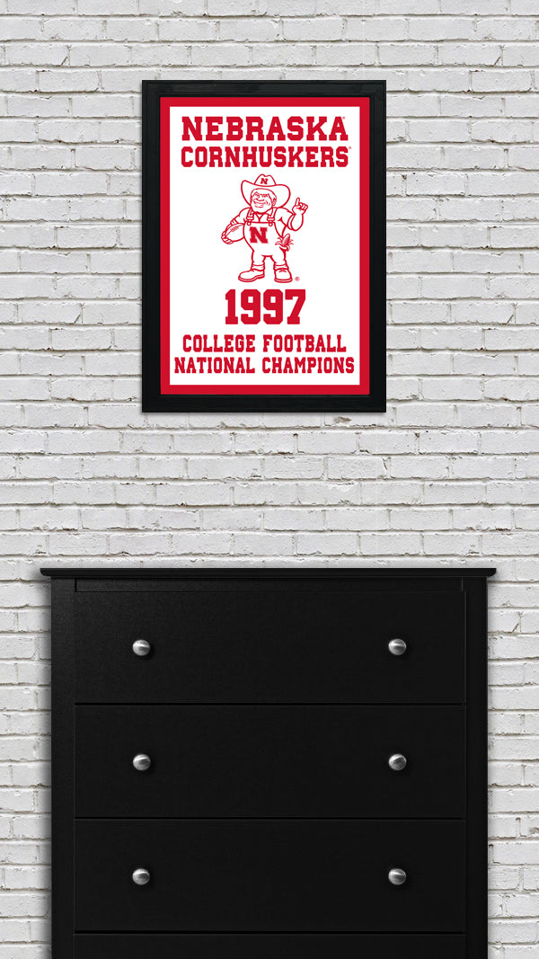 Limited Edition 1997 College Football National Champions Nebraska Corn