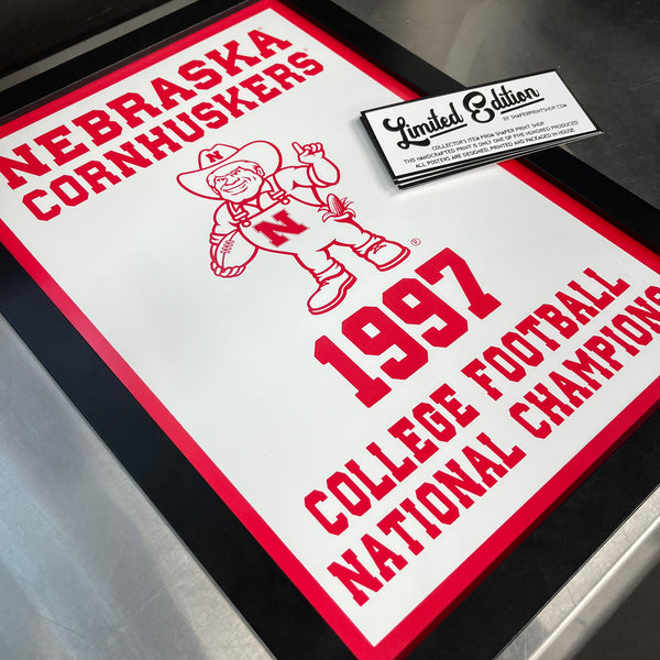 Limited Edition 1997 College Football National Champions Nebraska Corn