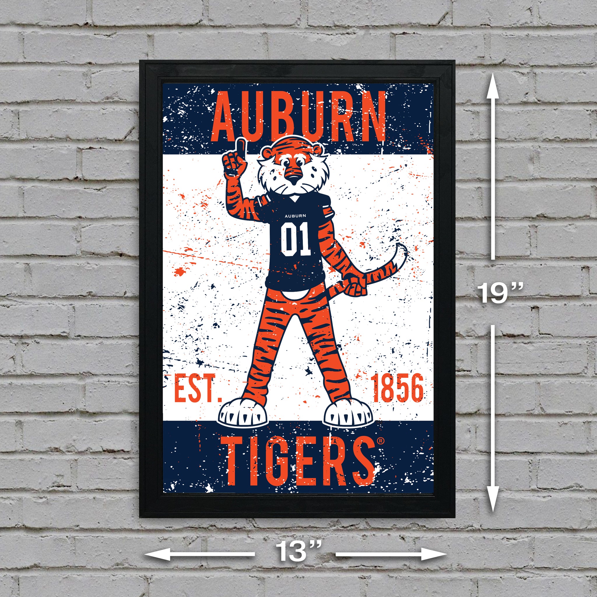 Limited Edition Auburn Tigers War Damn Eagle Poster