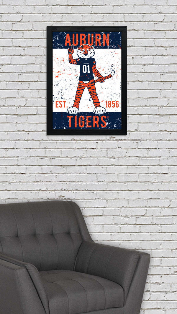 Limited Edition Auburn Tigers War Damn Eagle Poster