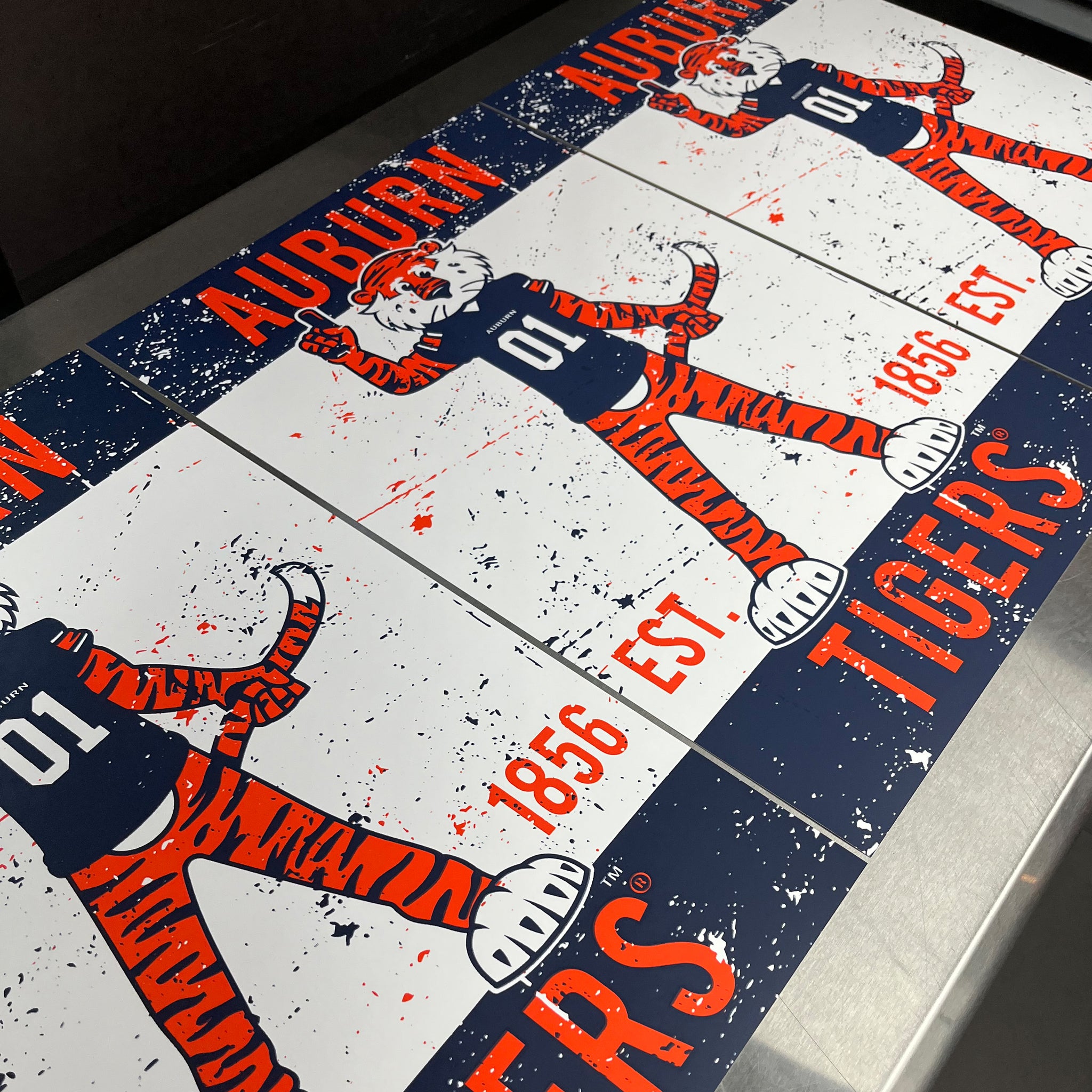 Limited Edition Auburn Tigers War Damn Eagle Poster