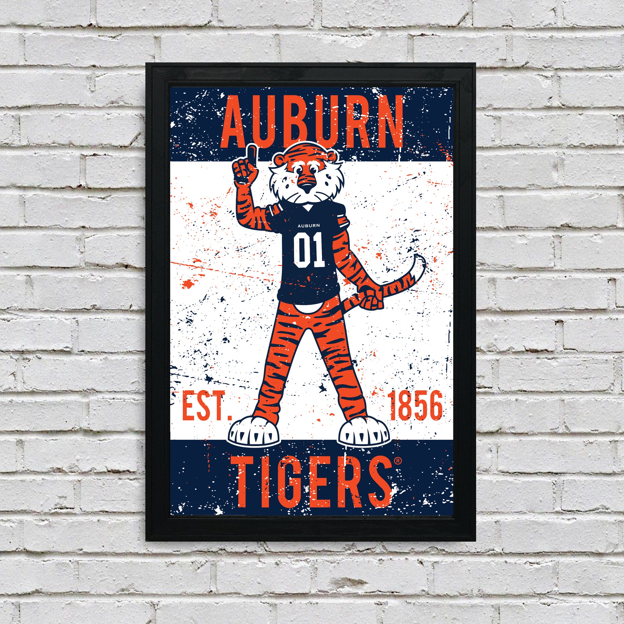 Limited Edition Auburn Tigers War Damn Eagle Poster