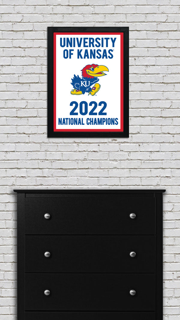 Limited Edition Kansas Jayhawks 2022 National Championship College Bas