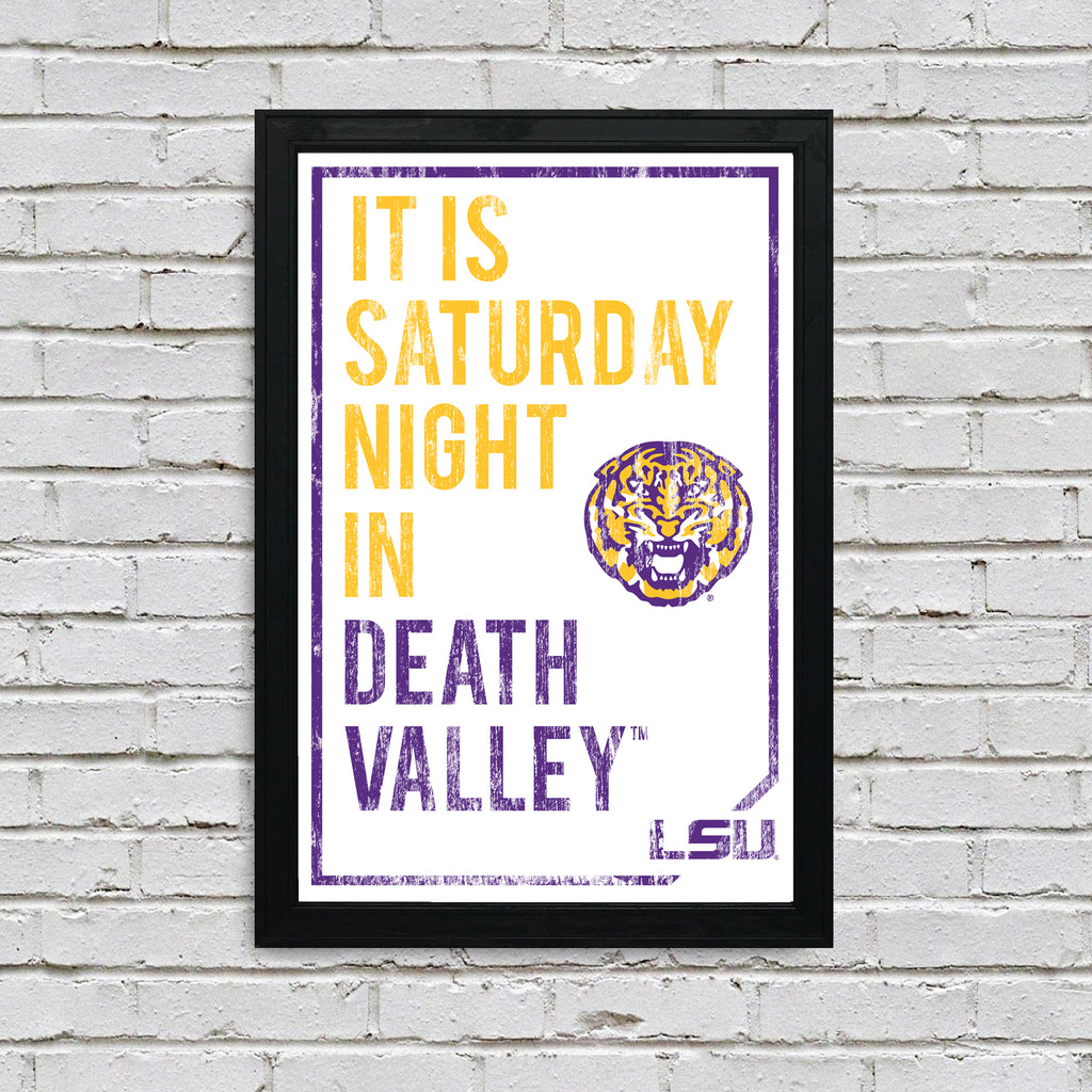 Limited Edition LSU Tigers Poster Art Prints — Shafer Print Shop