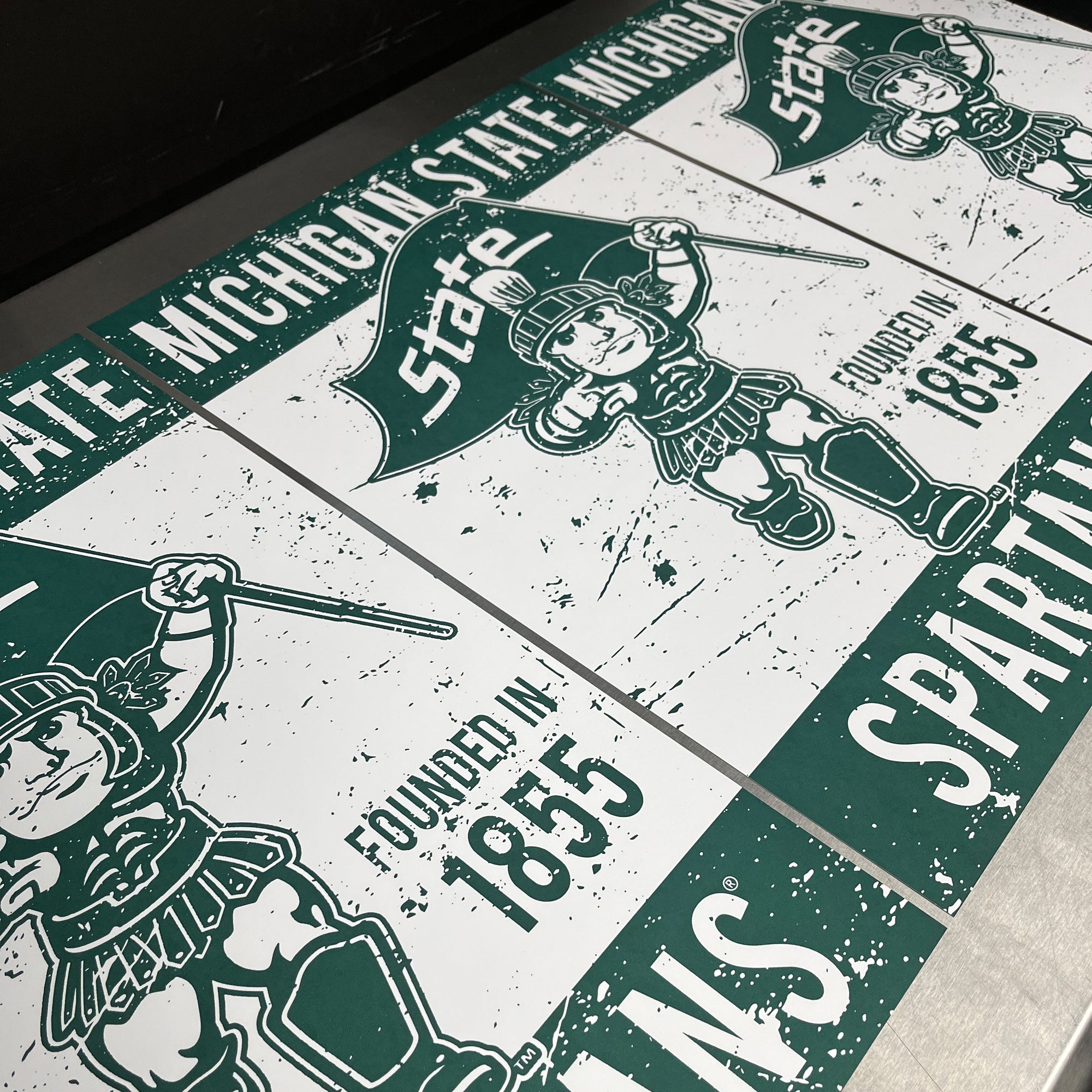 Michigan State Sparty Mascot Poster Art Print 13x19"