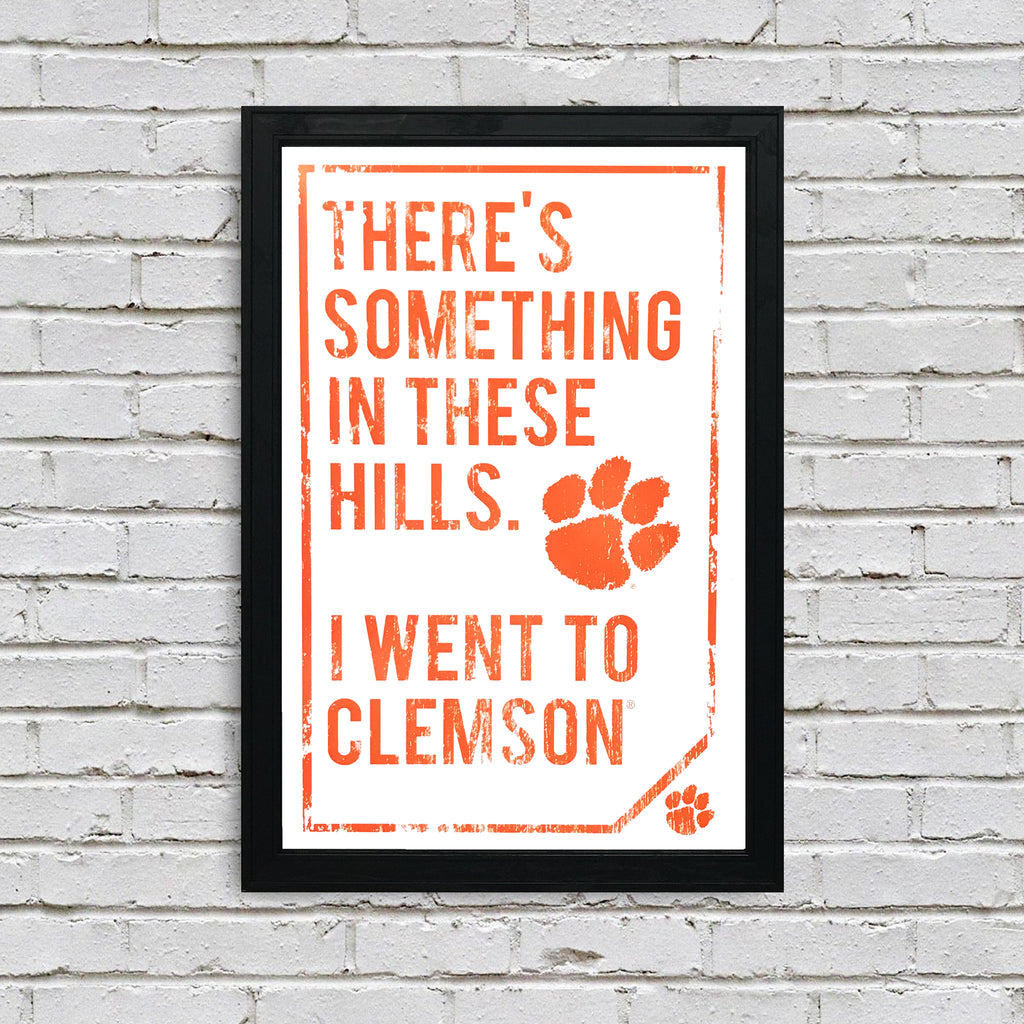 Clemson Tigers Poster Art Prints — Shafer Print Shop