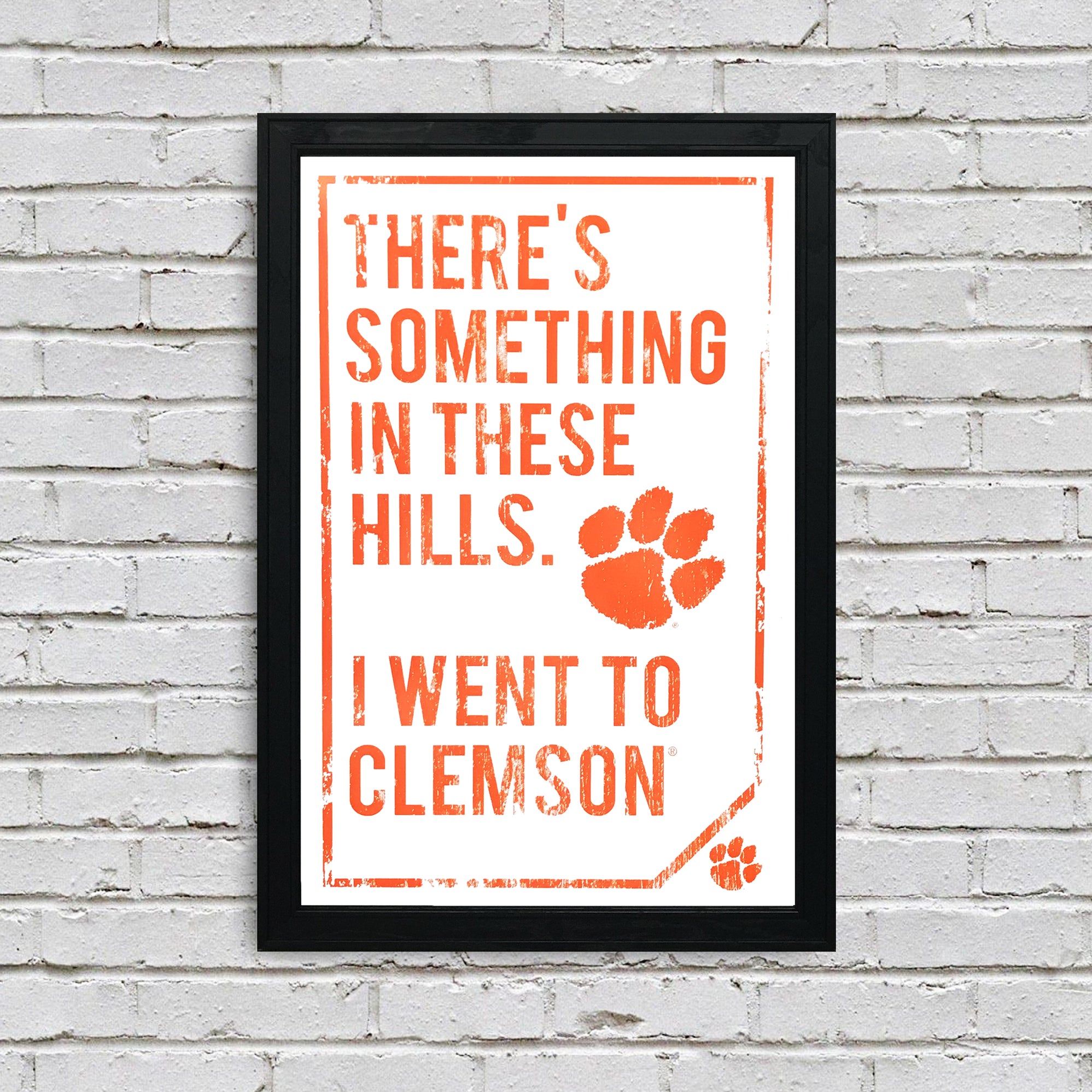 Clemson Tigers Poster Art Prints — Shafer Print Shop
