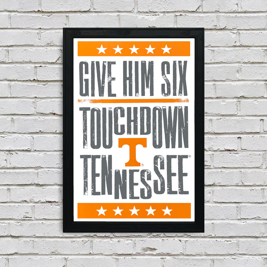 Tennessee Volunteers Poster Art Prints — Shafer Print Shop