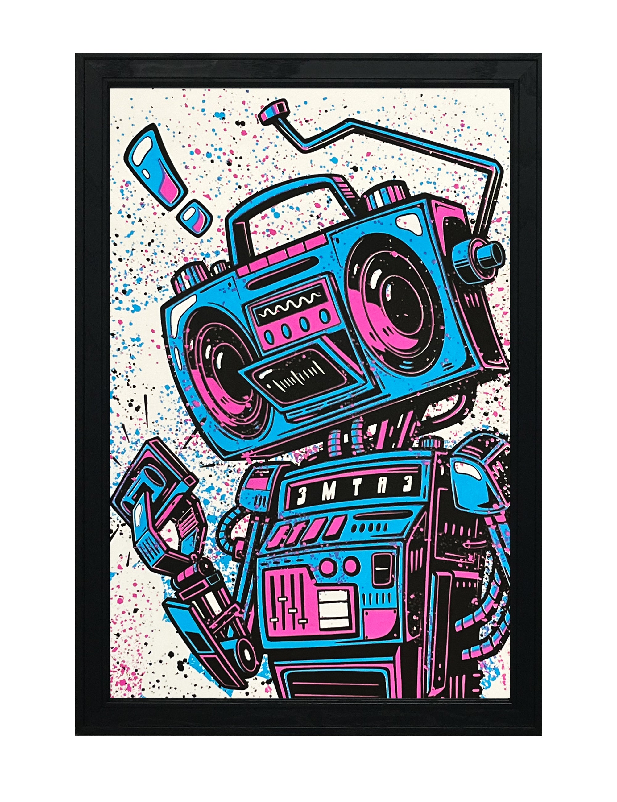 Boombox Pop Art