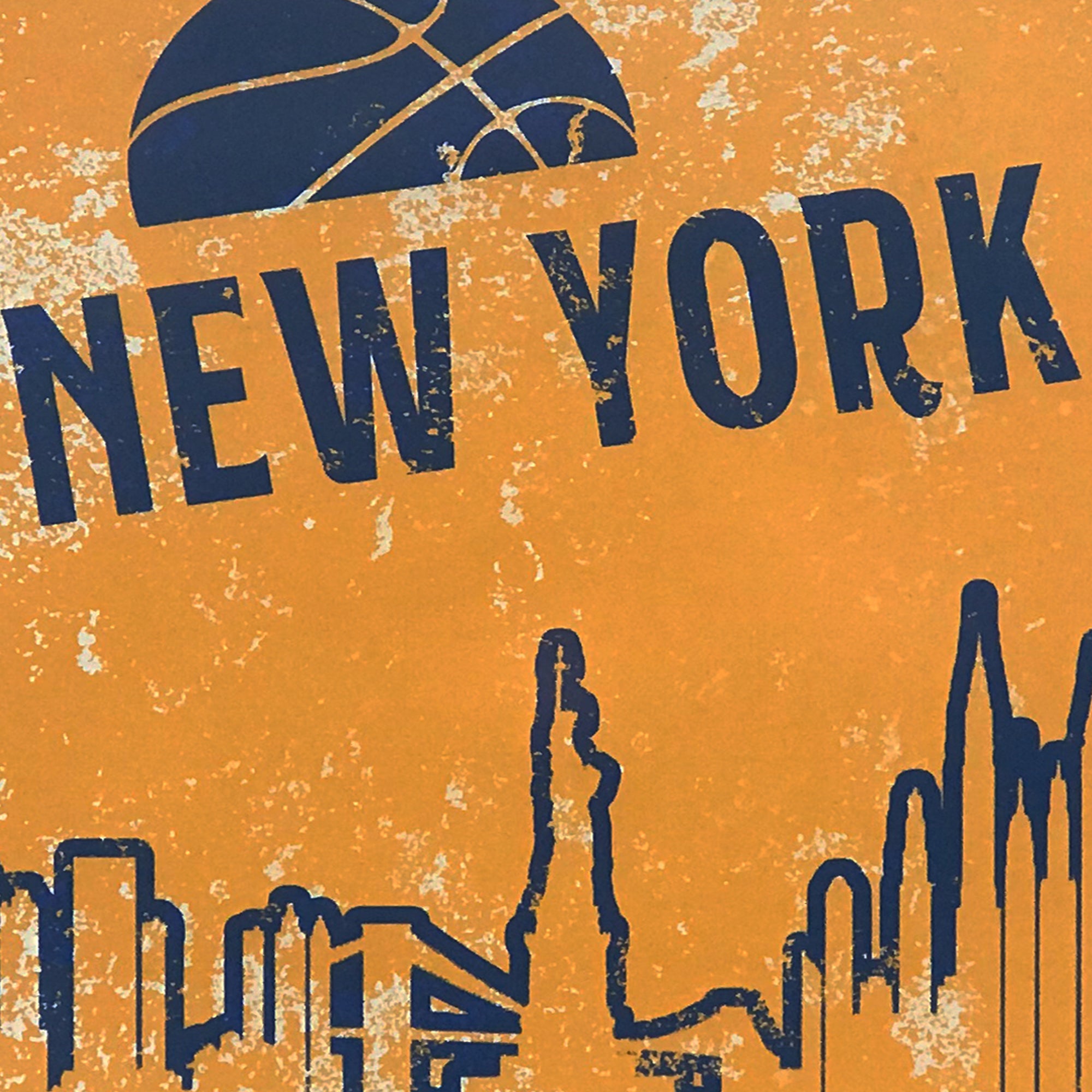 Limited Edition Vintage New York Knicks Poster Art - 13x19"