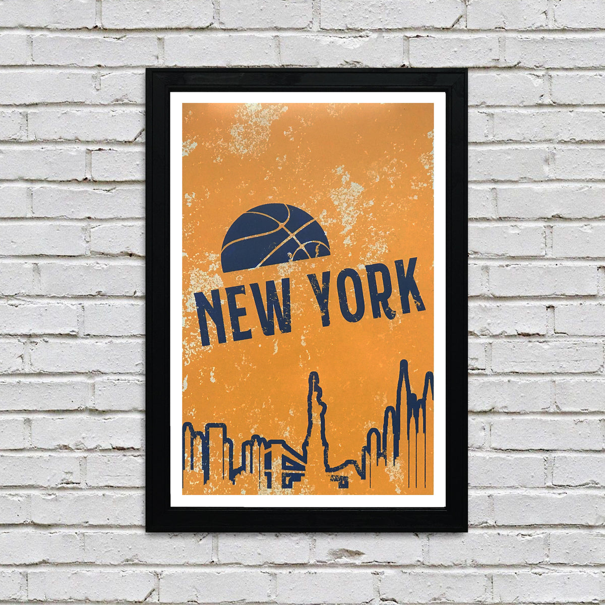 Limited Edition Vintage New York Knicks Poster Art - 13x19" — Shafer ...