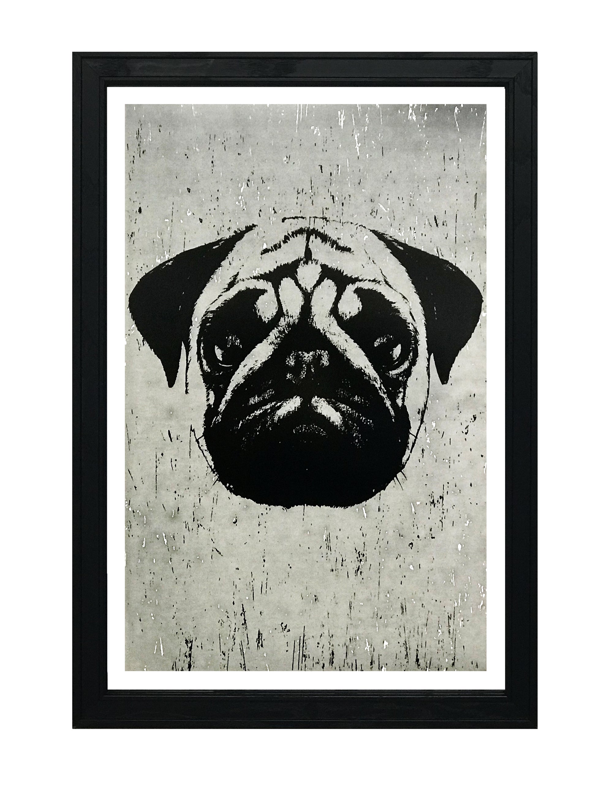 Limited Edition Pug Art Poster - 13x19" — Shafer Print Shop