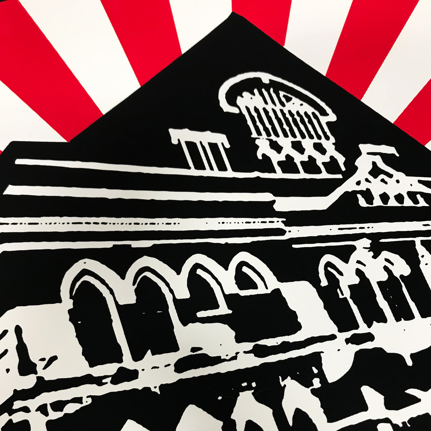 Limited Edition Limited Edition The Ryman Auditorium Art Poster - Red ...